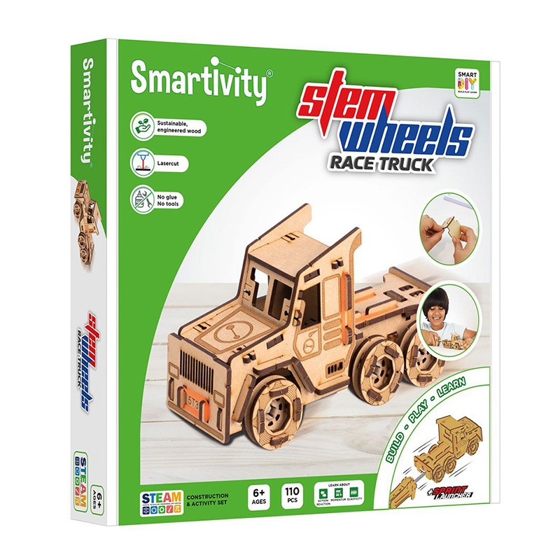 Smartivity: Stem Wheels Race Truck - La cabane de Gribouille