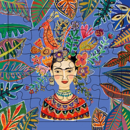 CARTE PUZZLE FRIDA. - La cabane de Gribouille